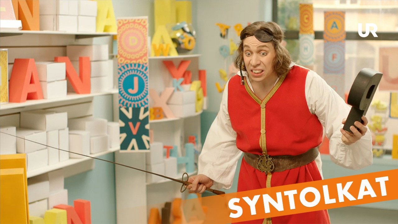 Livet i Bokstavslandet - syntolkat: Det kommer pirater! | UR Play