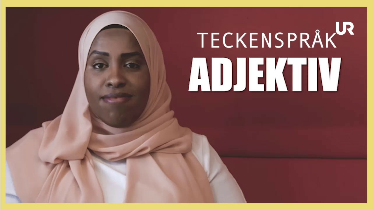 Lär dig teckenspråk: Adjektiv | UR Play Lär dig teckenspråk: Adjektiv | UR Play