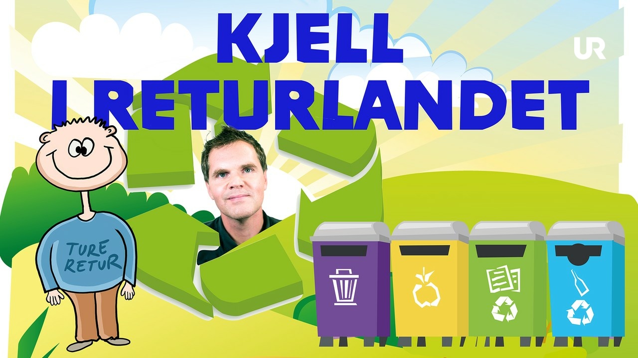Papper och restavfall | Kjell i Returlandet | UR Play