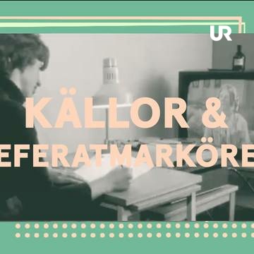 Skrivjouren: Källor och referatmarkörer | UR Play