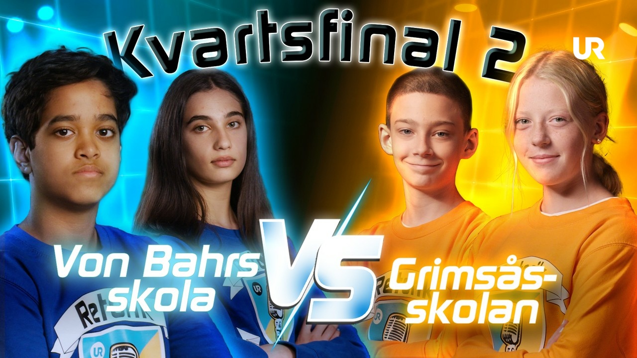 Retorikmatchen 2021: Kvartsfinal 2 | UR Play