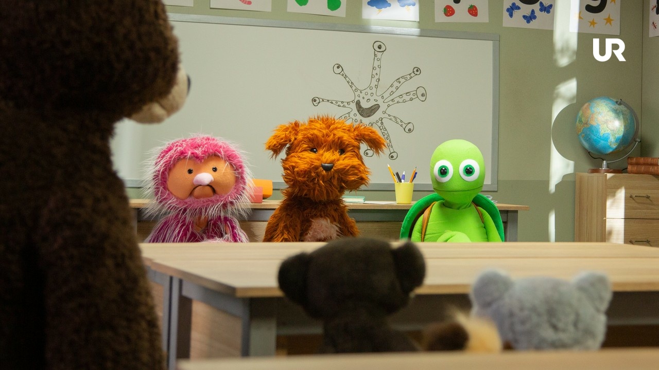 Djuren på Djuris börjar skolan: Vilja men inte våga | UR Play