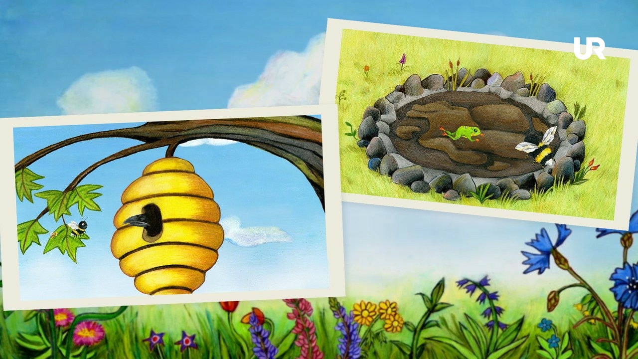 Humlan Djojj: Kråkan och bihotellet och Längtan efter vatten | UR Play