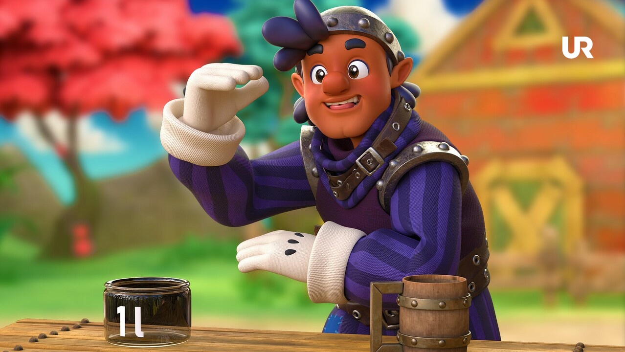 Matteväktarna: Volym - liter och deciliter | UR Play