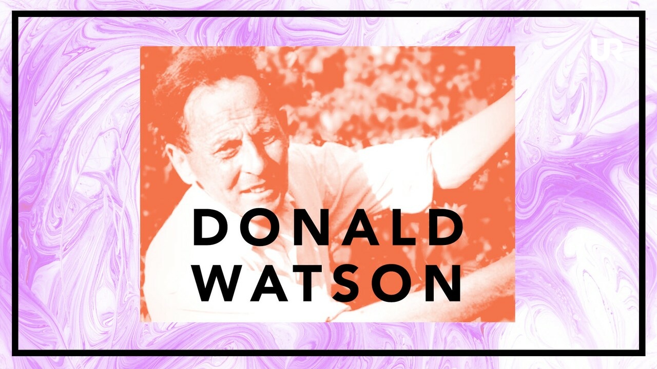 Bildningsbyrån - tänka mot strömmen: Donald Watson – världens första ...