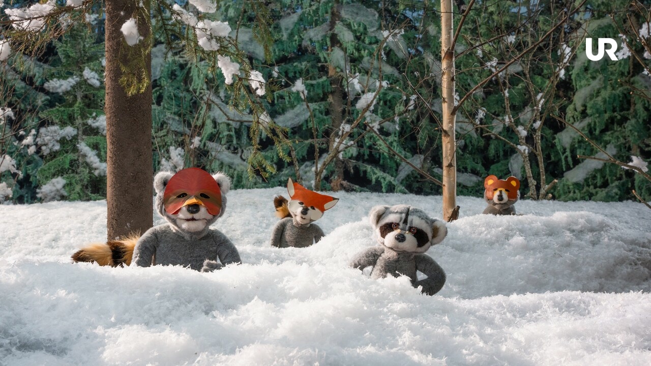 Djuren på djuris i naturen - musikvideo: Burr burr | UR Play