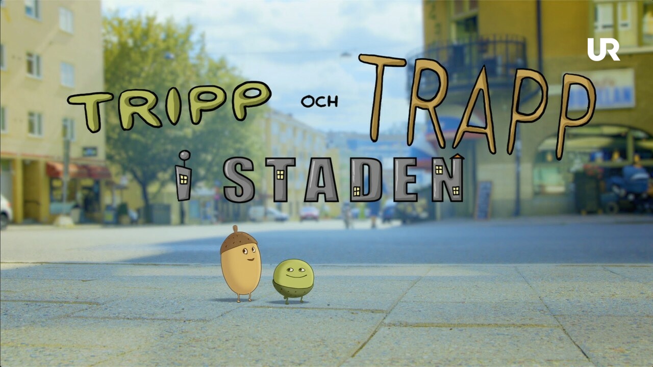 Tripp och Trapp i staden | Om samhällsbärande yrken för barn | UR Play